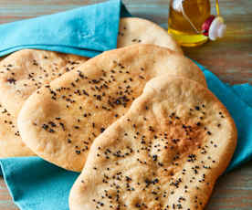 Naan Bread with Hummus (Hestan Cue™) - Cookidoo® – the official ...