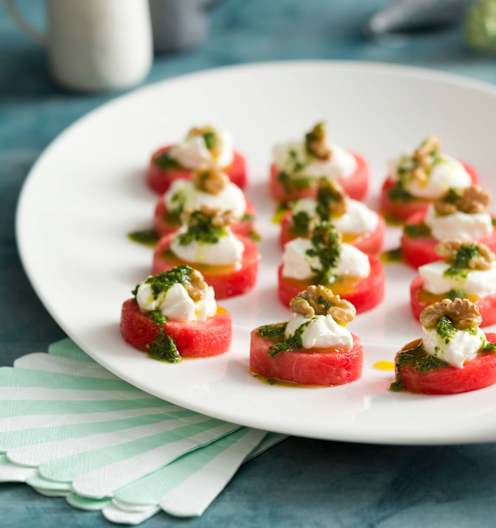 Watermelon Canapés with Whipped Feta and Walnuts - Cookidoo® – the ...