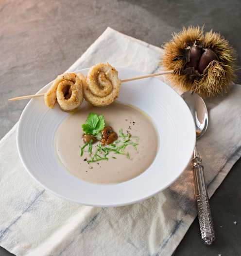 Maronisuppe mit Nuss-Fisch - Cookidoo® – das offizielle Thermomix ...