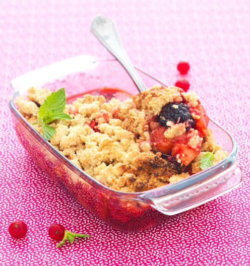 Crumble aux fruits rouges et flocons d'avoine - Cookidoo® – the ...