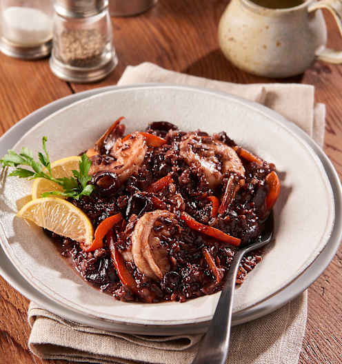 Black Rice Risotto with Mixed Seafood - Cookidoo® – the official ...