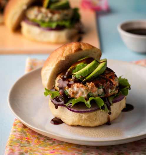 Teriyaki Salmon Burgers - Cookidoo® – the official Thermomix® recipe ...
