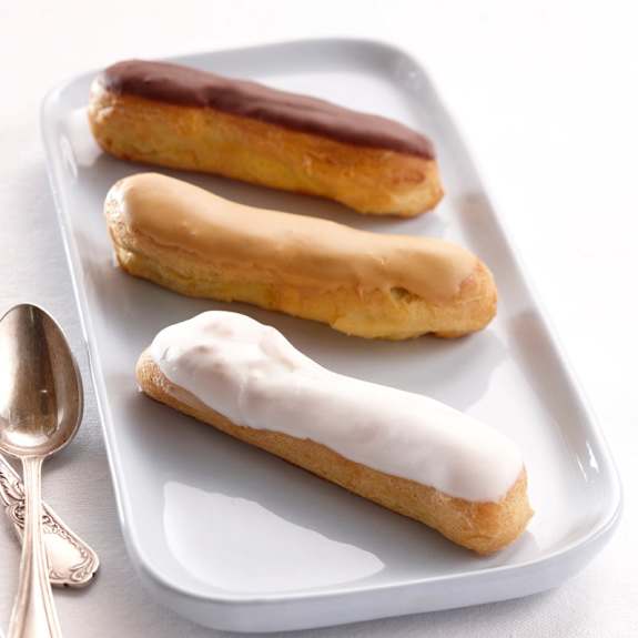 Eclairs à la vanille, au café et au chocolat - Cookidoo® – the official ...