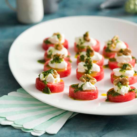 Watermelon Canapés with Whipped Feta and Walnuts - Cookidoo® – the ...