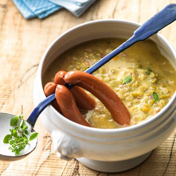 Vienna sausages with split pea soup - Cookidoo® – the official ...