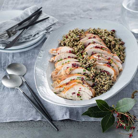 Turkey buffe and herby quinoa stuffing - Cookidoo® – the official ...