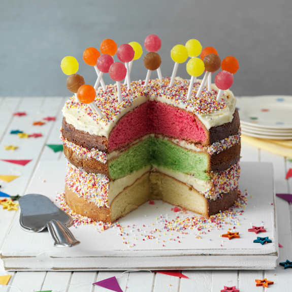 Tort tęczowy z lizakami - Cookidoo® – the official Thermomix® recipe ...