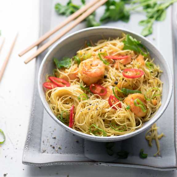 Noodles con gamberi e verdure (TM6) - Cookidoo® – la plataforma de ...