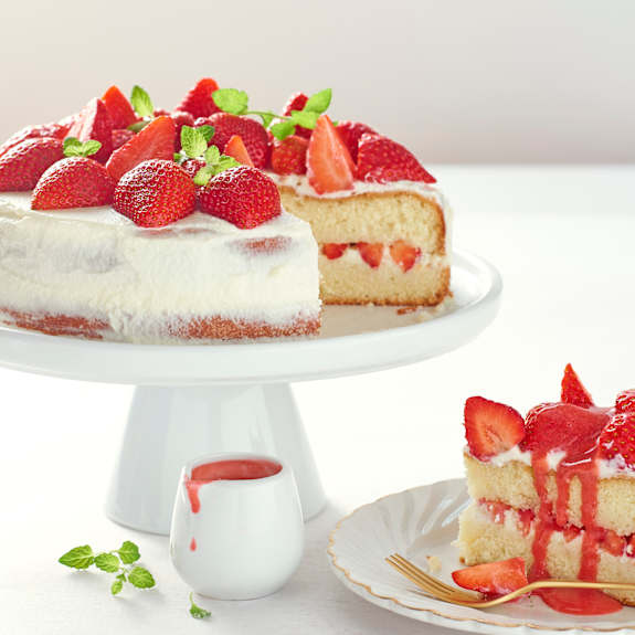 Génoise aux fraises et son coulis - Cookidoo® – the official Thermomix ...