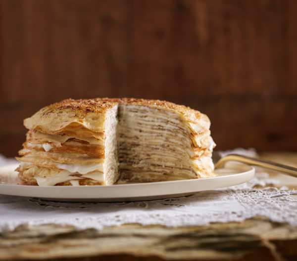 Bolo de crepes com crème brulée - Cookidoo® – la plataforma de recetas ...