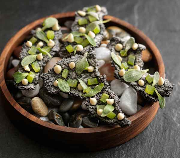 Squid Crackers, Oyster Emulsion, Frozen Cucumber - Cookidoo® – the ...