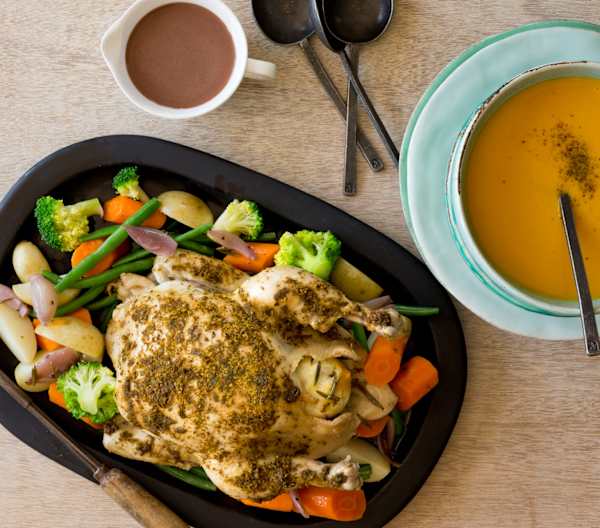 Layered chicken dinner - Cookidoo® – the official Thermomix® recipe ...