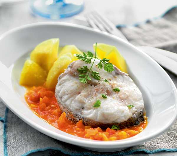Fisk och potatis med tomatsås - Cookidoo® – la plataforma de recetas ...