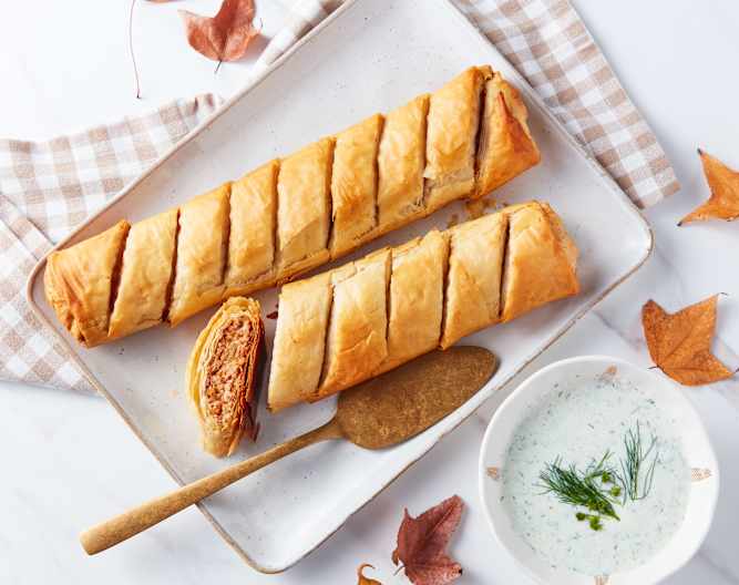 Pork Gyro Phyllo Rolls - Cookidoo® – the official Thermomix® recipe ...