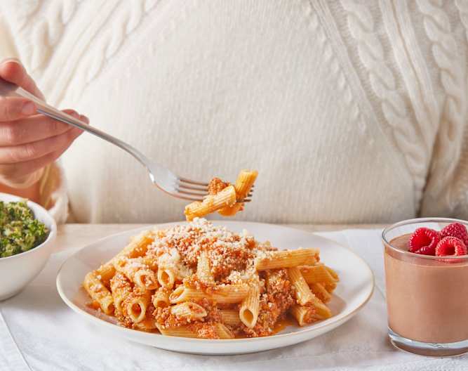 Endive Salad, Ragù Pasta and Chocolate Mousse - Cookidoo® – the ...