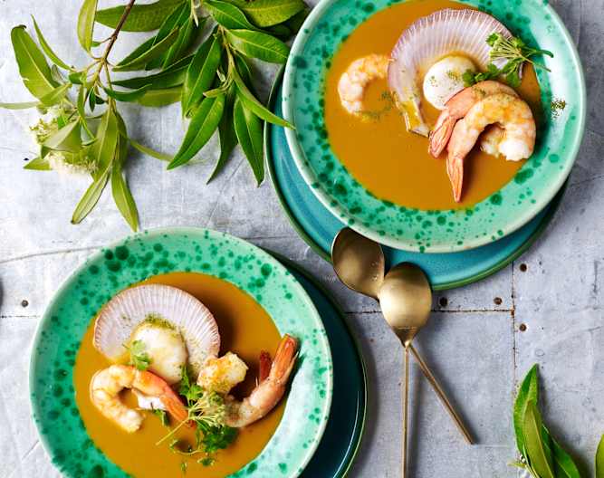 Prawn bisque with lemon myrtle (TM6, Andrew Fielke) - Cookidoo ...
