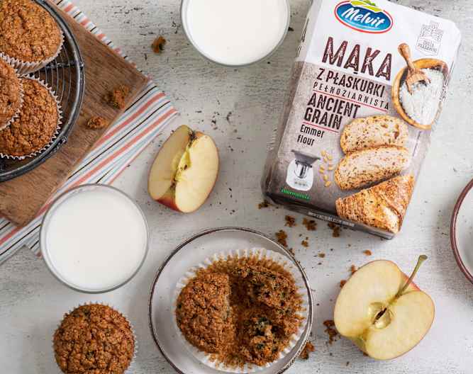 Muffinki marchewkowo-jabłkowe z mąką z płaskurki - Cookidoo® – the ...