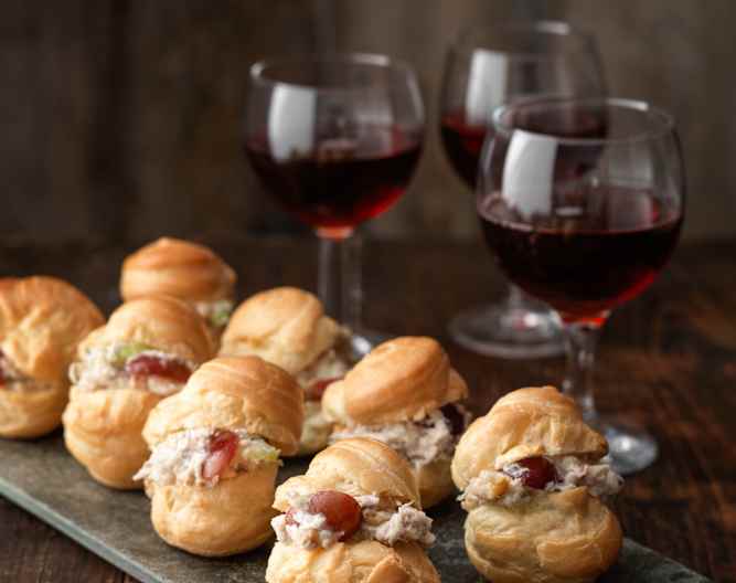 Choux Bites with Tarragon Chicken Salad - Cookidoo® – the official ...