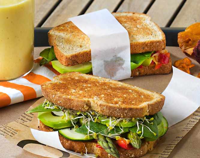 Sándwich integral de verduras con queso de cabra - Cookidoo® – la ...
