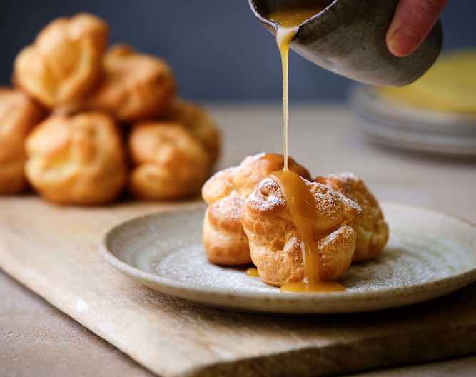 Orange Caramel Choux Puffs - Cookidoo® – the official Thermomix® recipe ...
