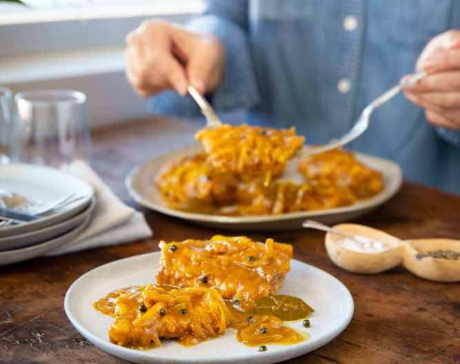 Curried pickled fish - Cookidoo® – the official Thermomix® recipe platform