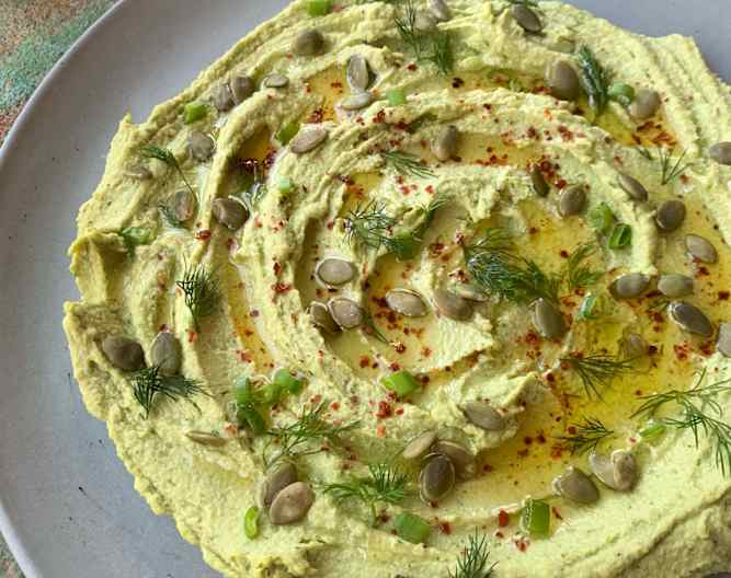 Taze İç Bakla Humusu - Cookidoo® – das offizielle Thermomix®-Rezept-Portal