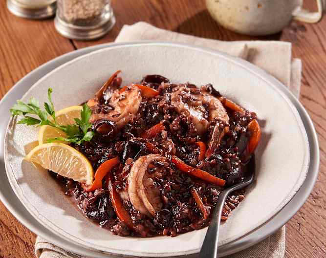 Black Rice Risotto with Mixed Seafood - Cookidoo® – the official ...