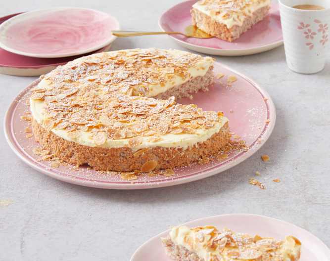 Schwedische Mandeltorte mit Vanillecreme - Cookidoo® – das offizielle Thermomix®-Rezept-Portal