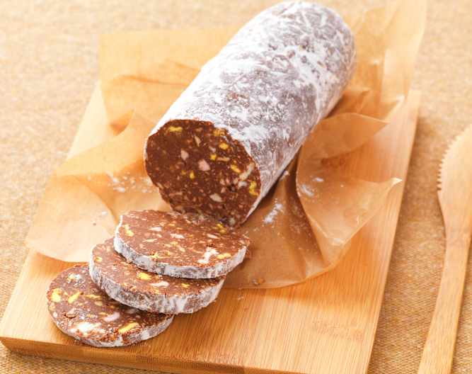 Le saucisson au chocolat - Cookidoo® – the official Thermomix® recipe ...