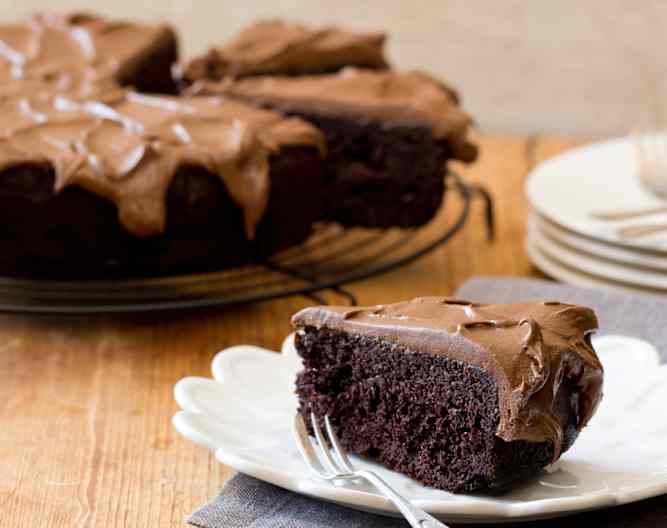 Chocolate Bean Cake with Coconut Butter Cream Frosting - Cookidoo ...