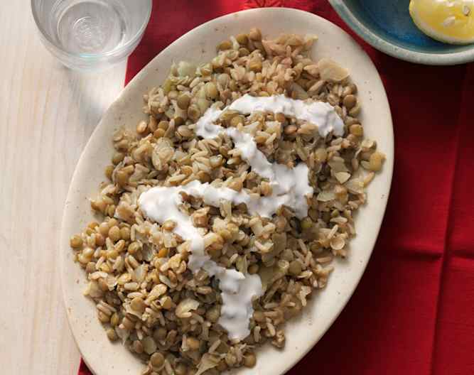 Lentejas y arroz con cebolla frita (Mujadarrah) - Cookidoo® – the ...