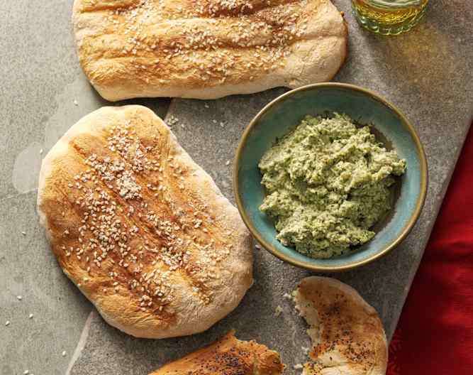 Persian Flatbread with Herb and Walnut Dip - Cookidoo® – the official ...