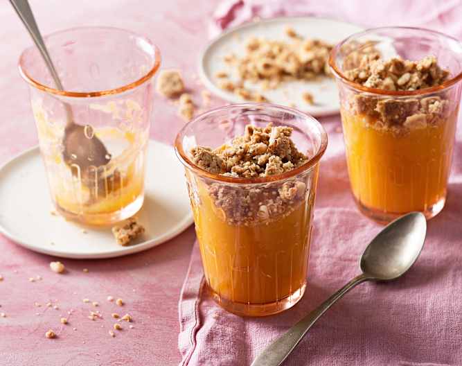 Compota de manzana y mango con granola de quinoa - Cookidoo® – the ...