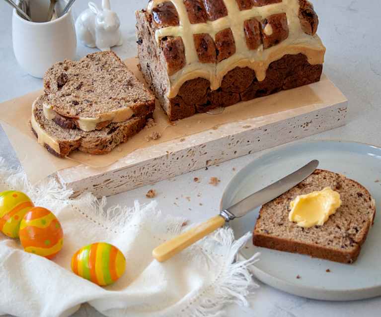 Hot Cross Bun Loaf Cookidoo The Official Thermomix Recipe Platform Hot Cross Bun Loaf Cookidoo The Official Thermomix Recipe Platform