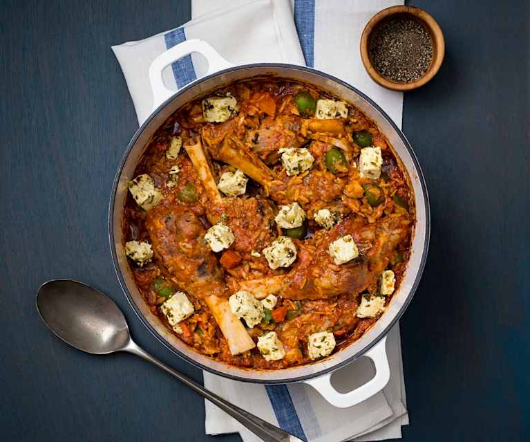 Lamb shanks with risoni and feta - Cookidoo® – the official Thermomix ...