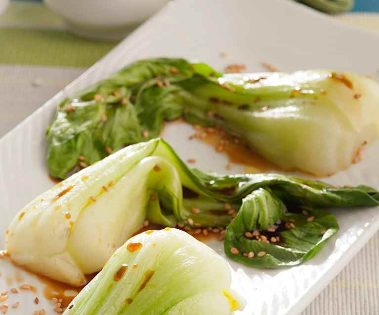 Pak choi al vapor con aliño de soja y sésamo - Cookidoo® – la ...
