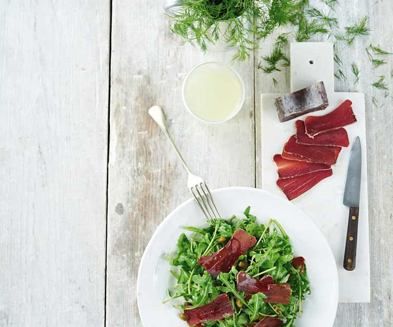 Salada de rúcula com muxama - Cookidoo® – a plataforma oficial de ...