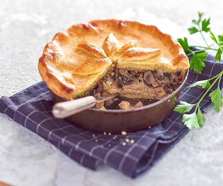 Tourte aux champignons et poulet - Cookidoo® – the official Thermomix ...