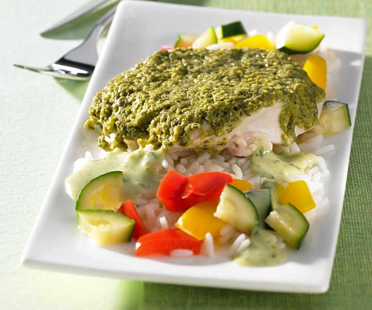 Putenbrust mit Rucolapesto - Cookidoo® – das offizielle Thermomix ...