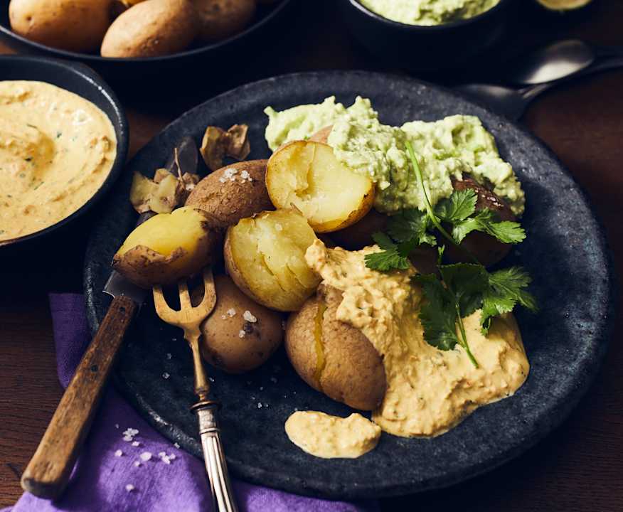 Pellkartoffeln mit zweierlei Dips - Cookidoo® – the official Thermomix ...