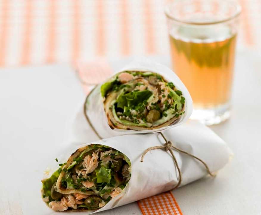 Wraps de crepes com salmão - Cookidoo® – the official Thermomix® recipe ...
