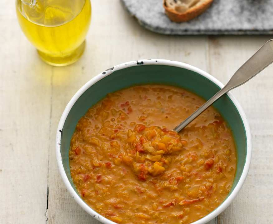 how to make lentil soup in thermomix