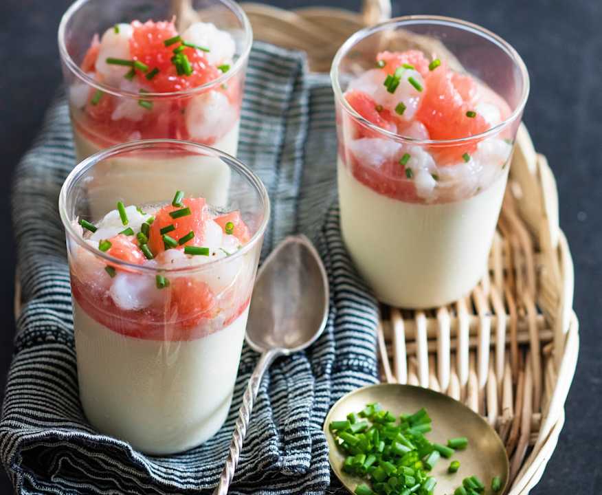 Pannacottas langoustines et pamplemousse - Cookidoo® – la nostra ...