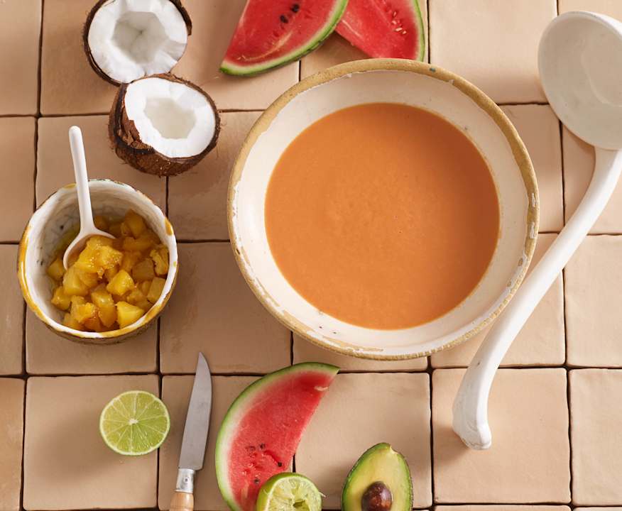 Sopa fria de melancia com ananás - Cookidoo® – das offizielle Thermomix ...