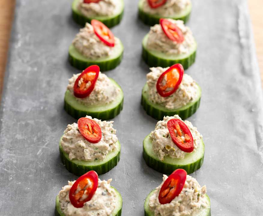 tuna canape