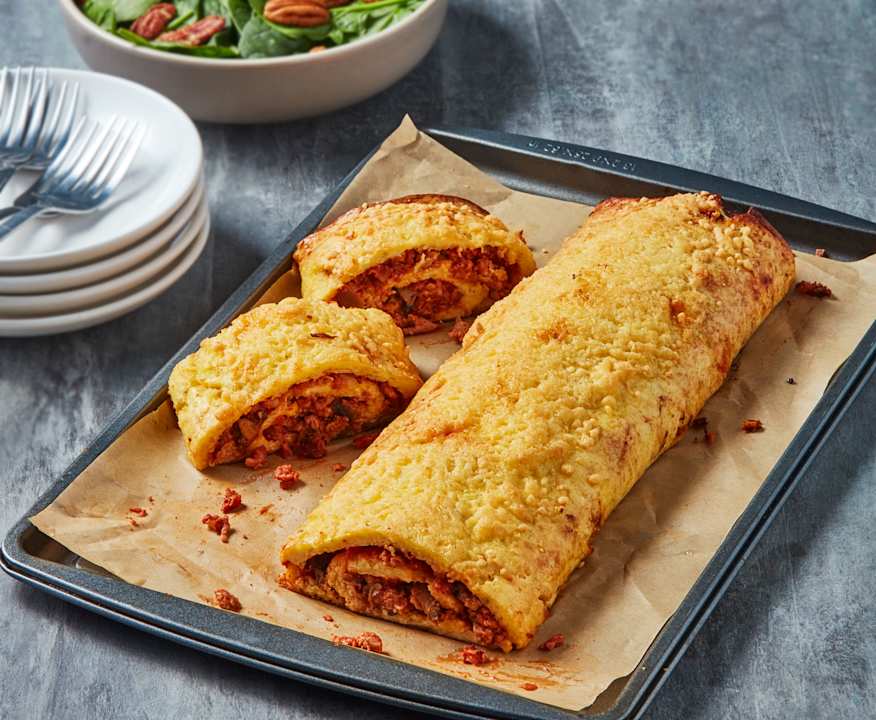 High Protein Turkey and Mushroom Roulade in Cottage Cheese Wraps ...
