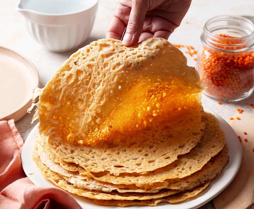 Crêpe di lenticchie vegan (senza glutine) - Cookidoo® – Thermomix® 官方食譜平台