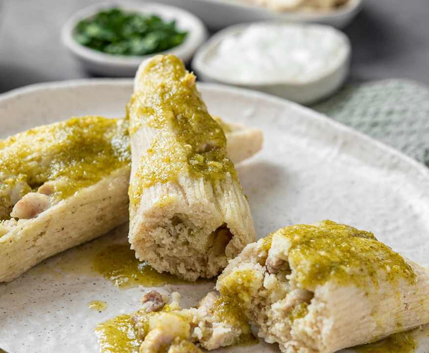 Tamales de chicharrón en salsa verde - Cookidoo® – the official ...