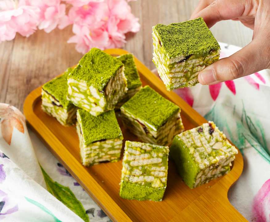 Matcha Snowflake Crisp - Cookidoo® – the official Thermomix® recipe ...