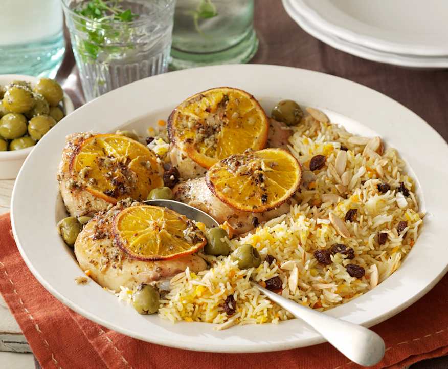 Spiced Orange Roast Chicken and Basmati Rice with Raisins - Cookidoo ...